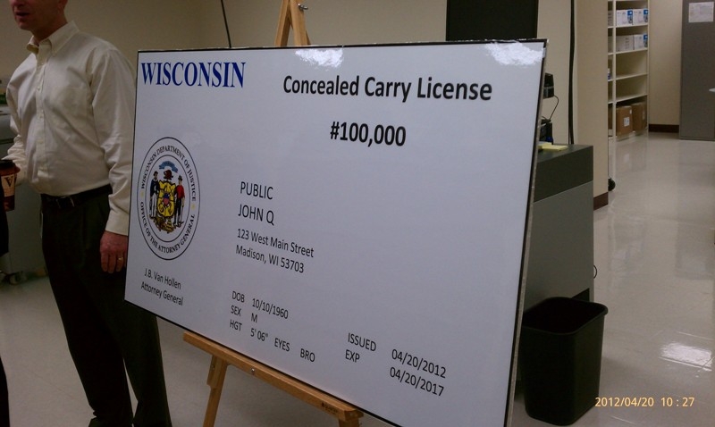 Wisconsin Issues 100,000th Concealed Weapon Permit - National Politics ...