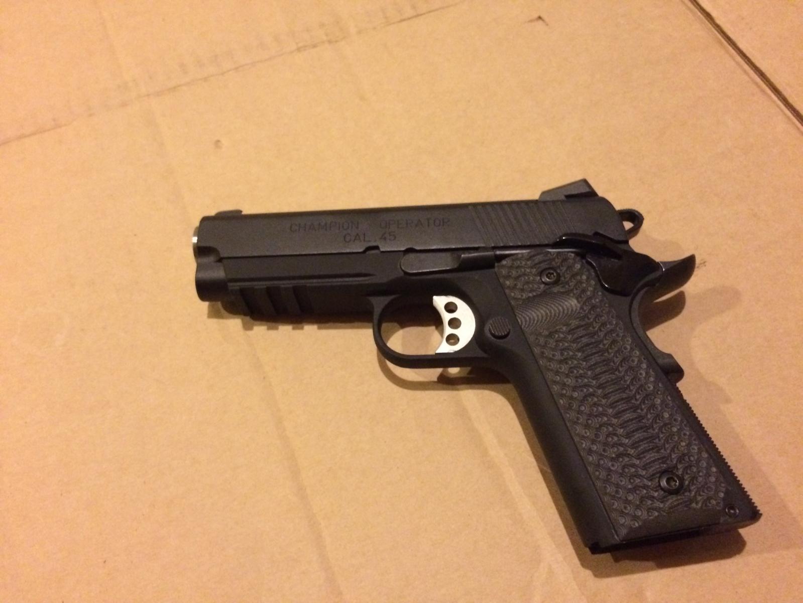 Springfield Champion Operator/Winthrop Holster/EZ Grips review - Gear ...