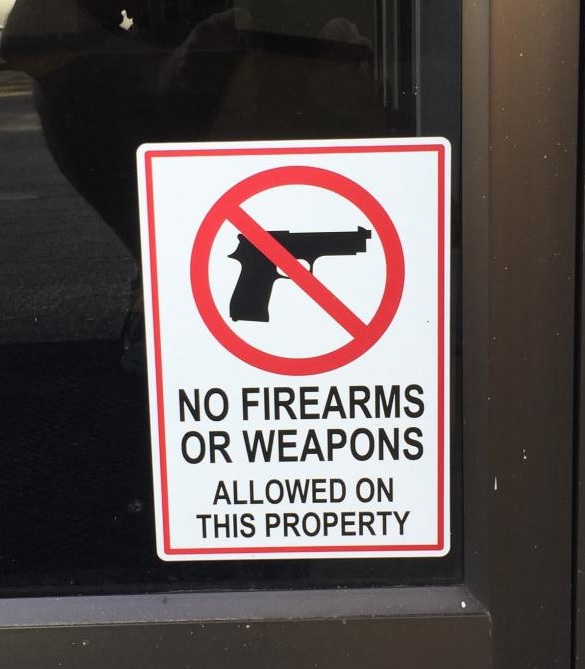 POST PHOTOS OF INVALID NO CONCEALED CARRY SIGNS - Page 4 - Illinois ...