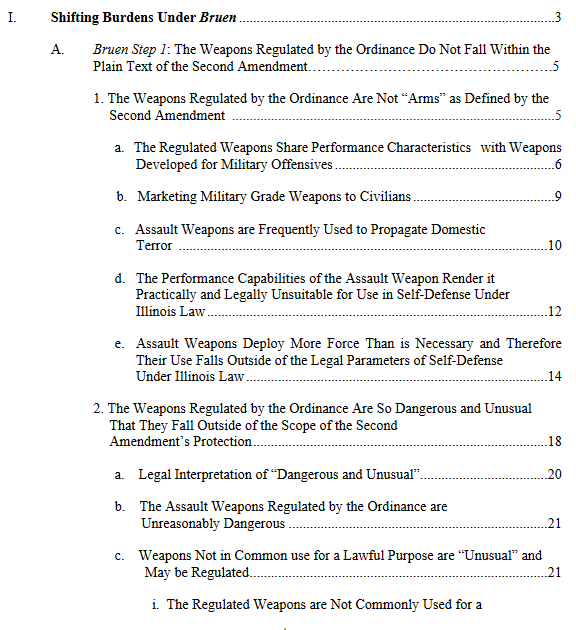 Viramontes v. Cook County - SAF challenges Cook Co. Weapon ban - Page 3 ...